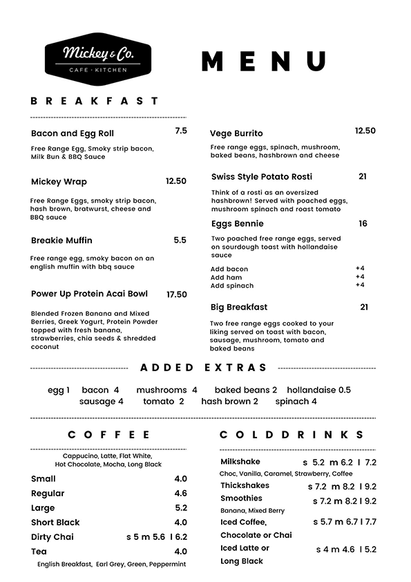 Home - Mickey & Co Cafe